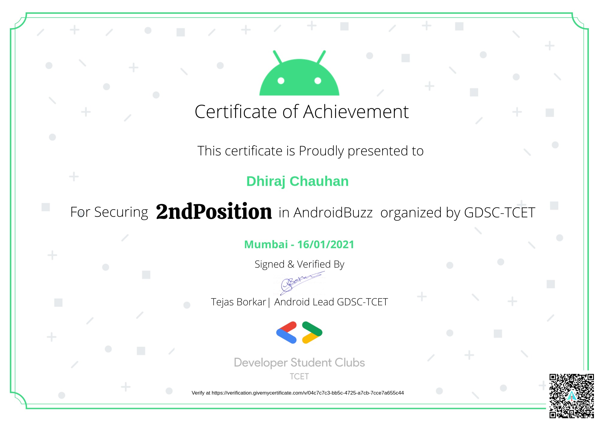 Dhiraj Chauhan - Mobile Engineer @ Shaga Labs | Ex-Airchat / GSoC ’23 mentor at 52°North | MLH ...